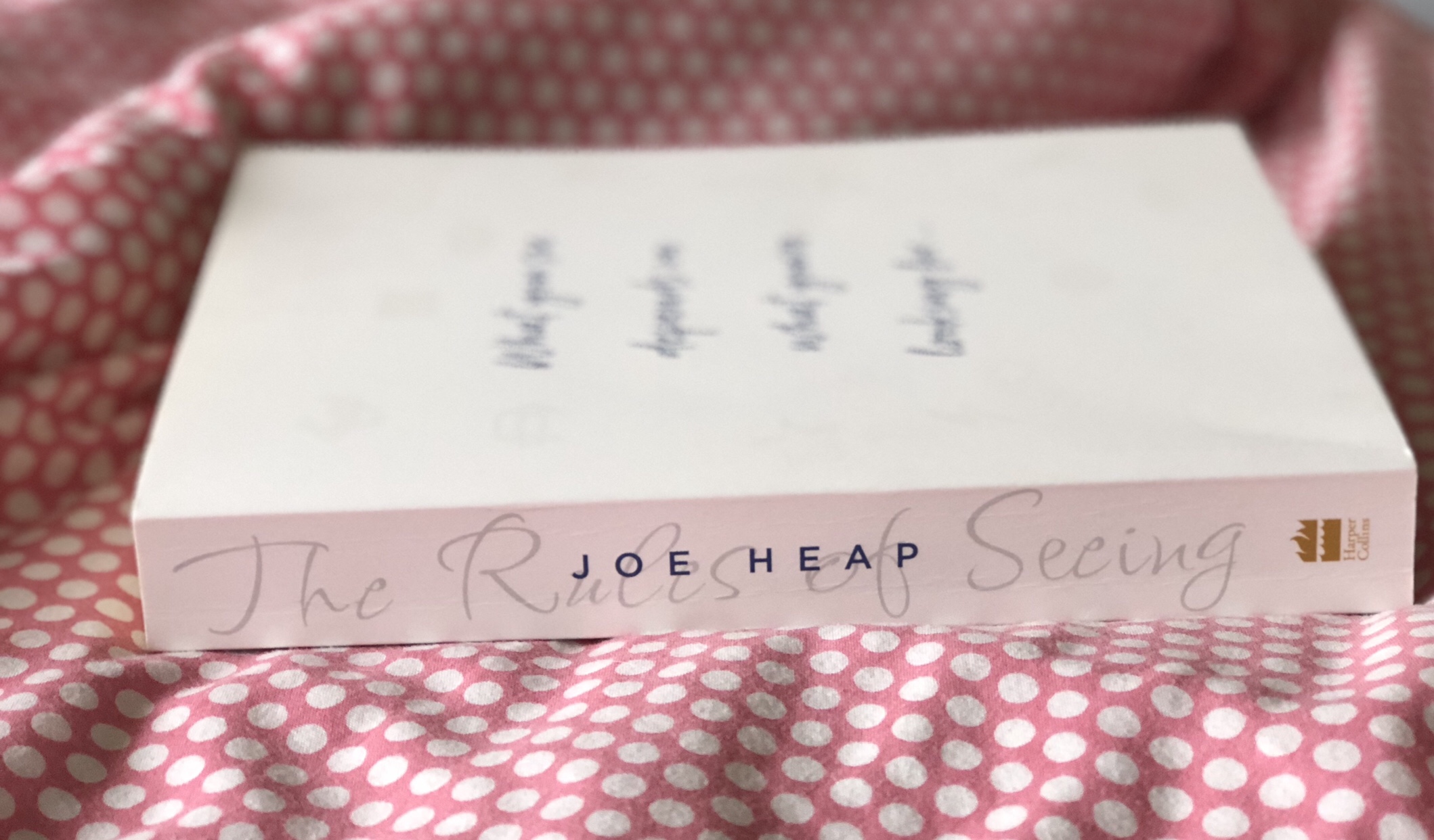 The Rules Of Seeing by Joe Heap – Years of Reading Selfishly